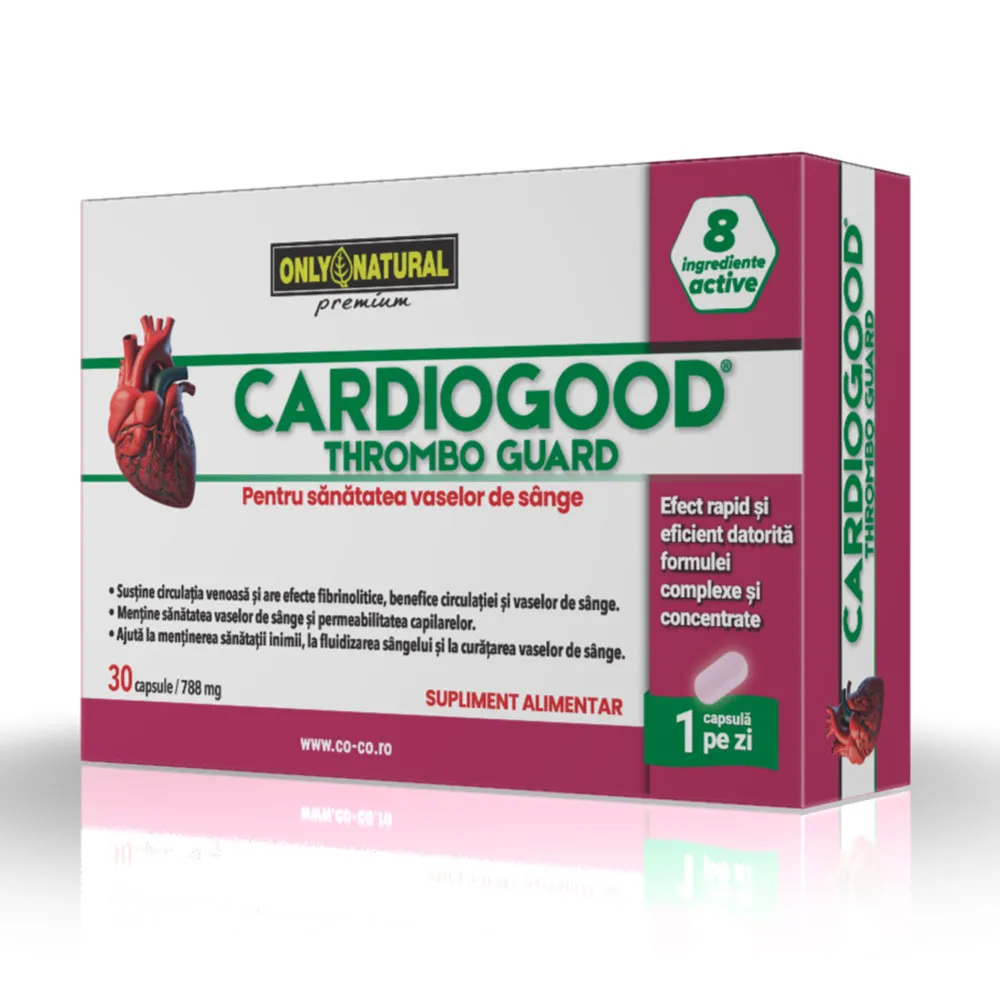 Cardiogood Thrombo Guard, 30 capsule - Pret Avantajos | Minifarm